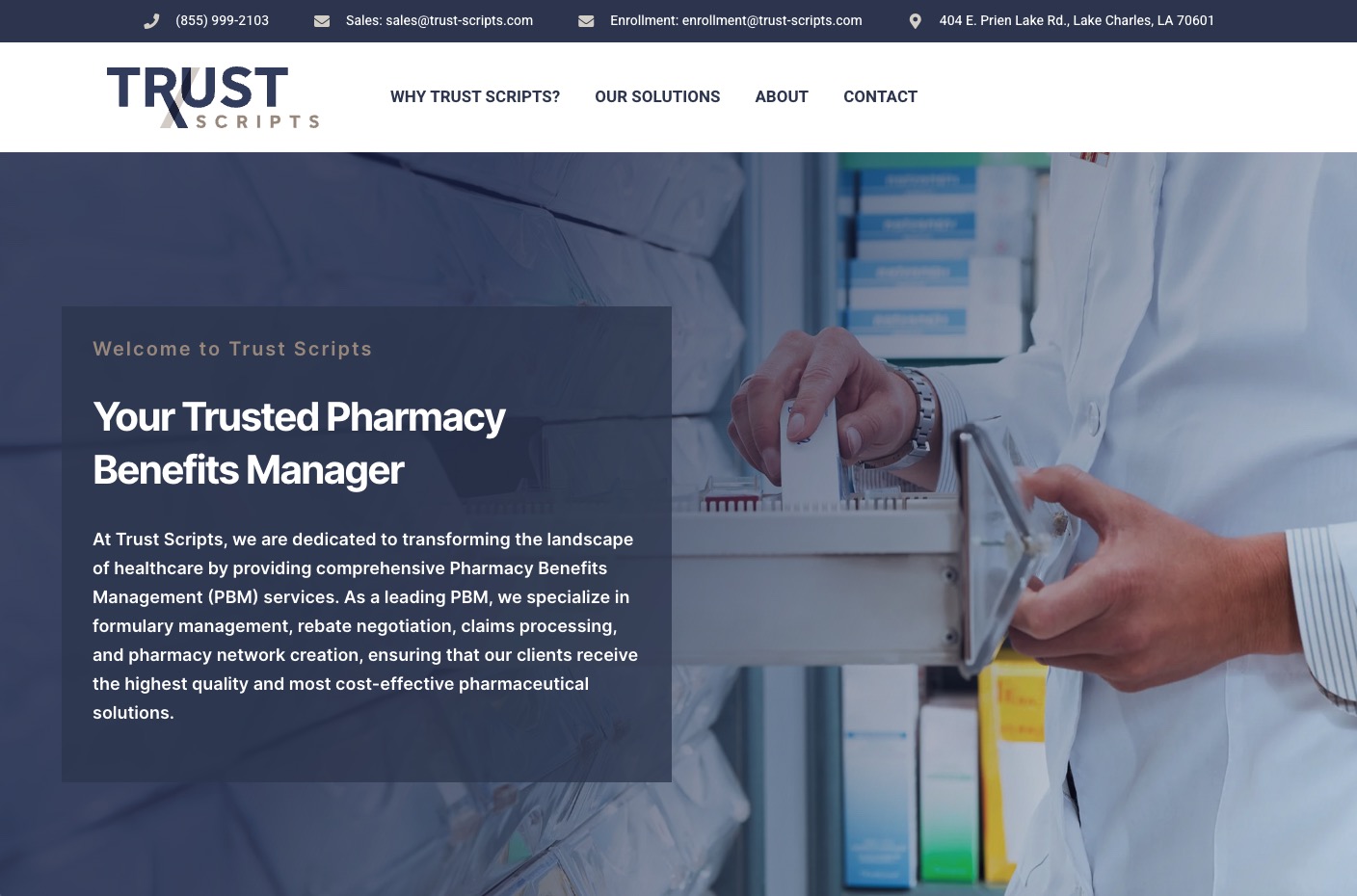 Trust Scripts - A PBM you can trust in Texas and Louisiana
